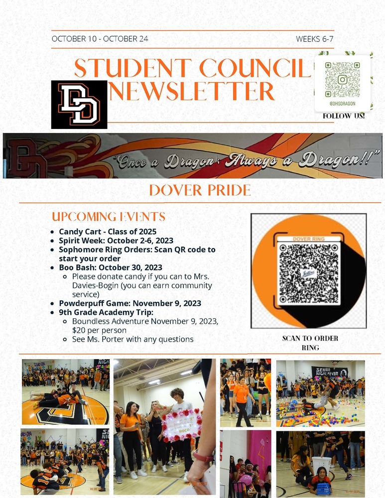Student Council Newsletter | Dover High School